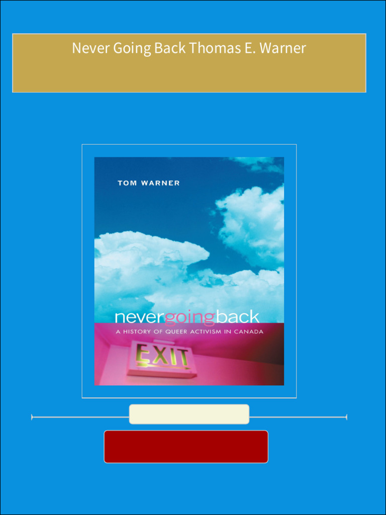 Download ebooks file Never Going Back Thomas E. Warner all chapters | PDF Download ebooks file Never Going Back Thomas E. Warner all chapters | PDF