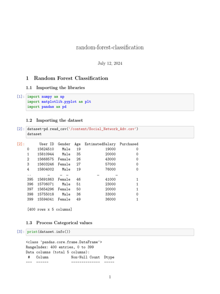 random-forest-classification | PDF | Multivariate Statistics ...