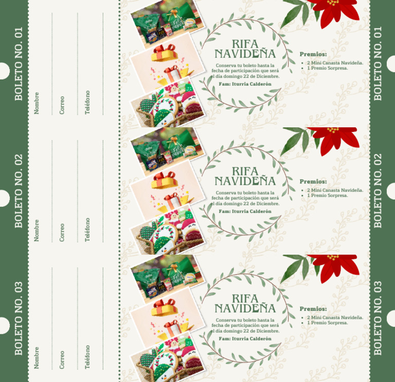 Rifa Navideña: Premios y Fecha | PDF