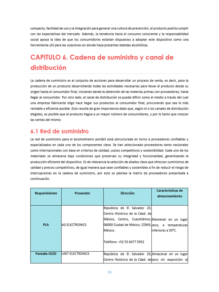 Capitulo 6 Corregido | PDF | Cadena de suministro | Business