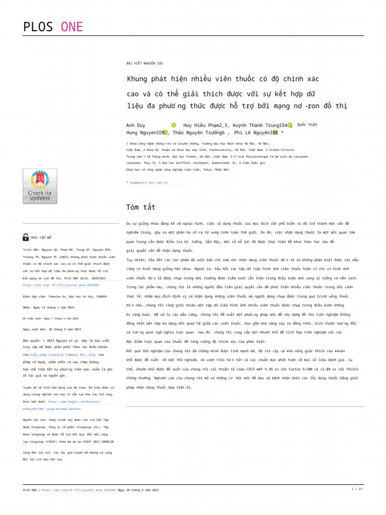 High Accurate and Explainable Multi-pill Detection-1 | PDF