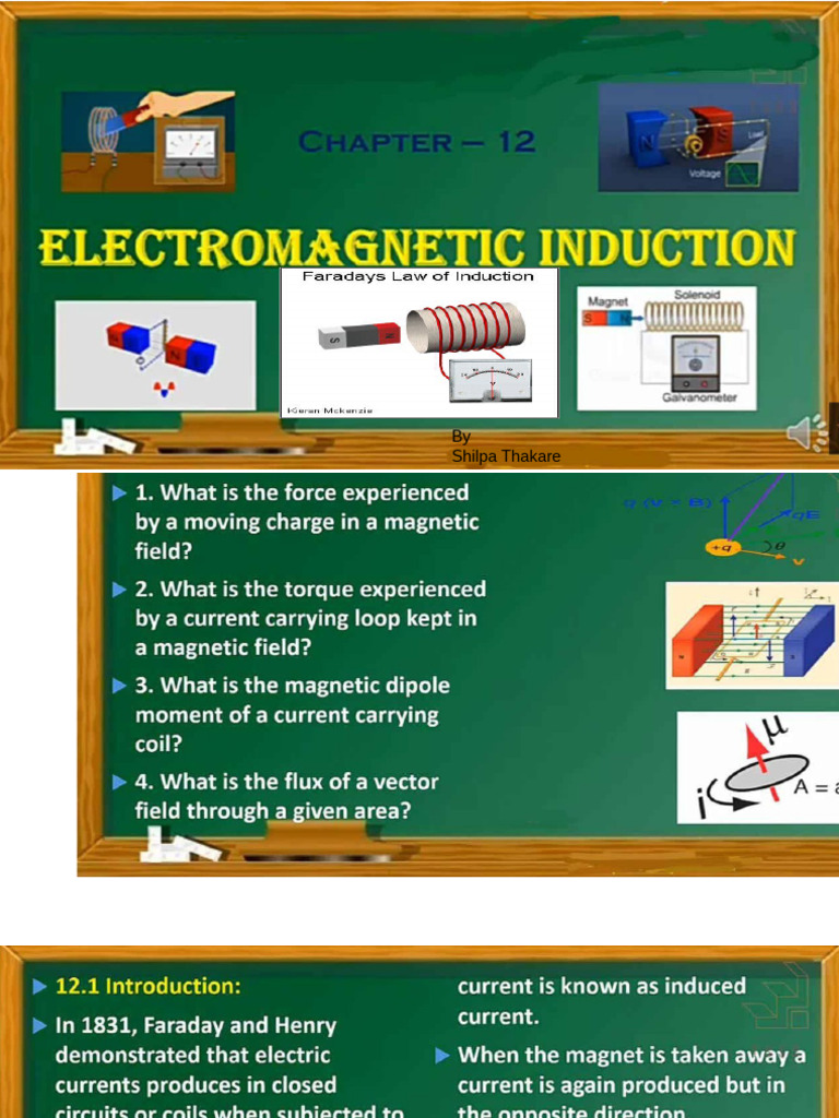 Electromagnetic Induction | PDF