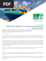 C25008 SOPEP and SMPEP List of National Operational Contact Points | PDF