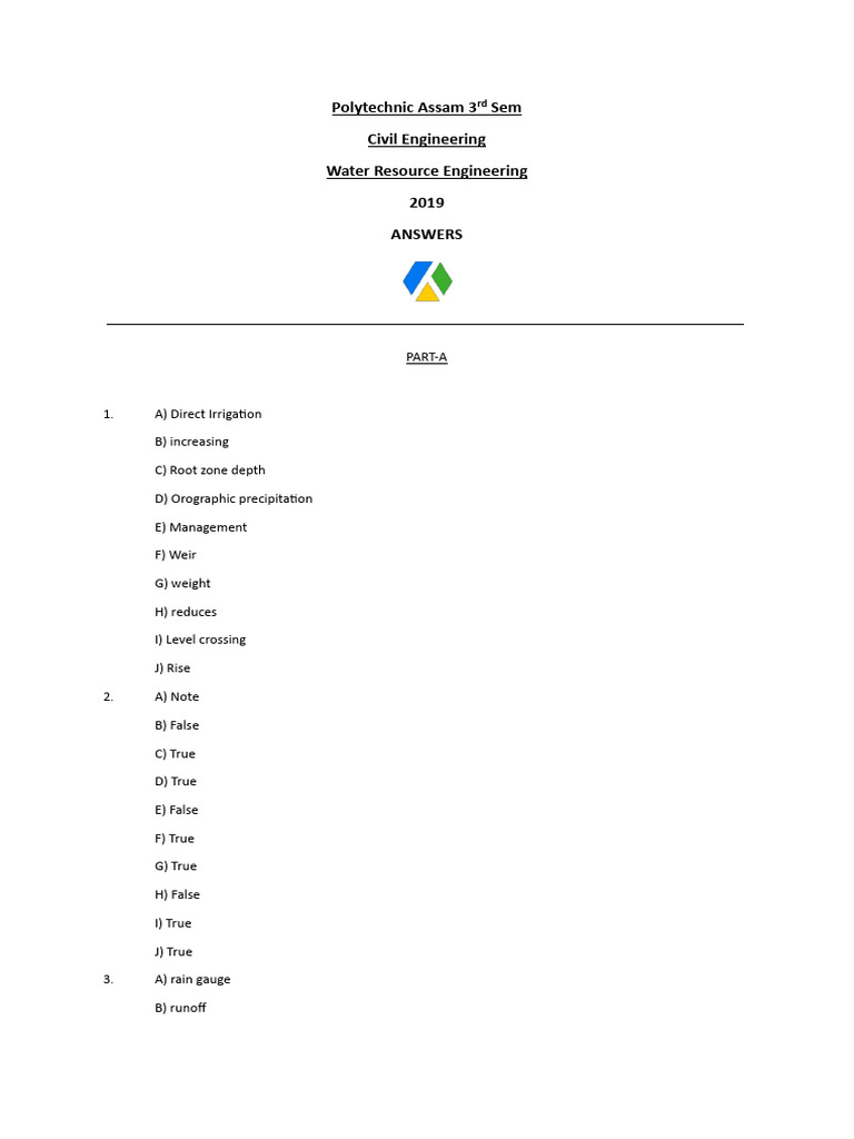 WRE 2019 | PDF | Irrigation | Soil