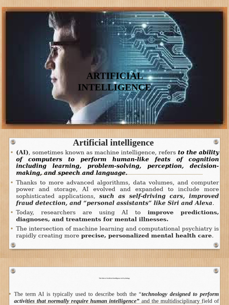 AI's Impact on Mental Health Care | PDF | Artificial Intelligence ...