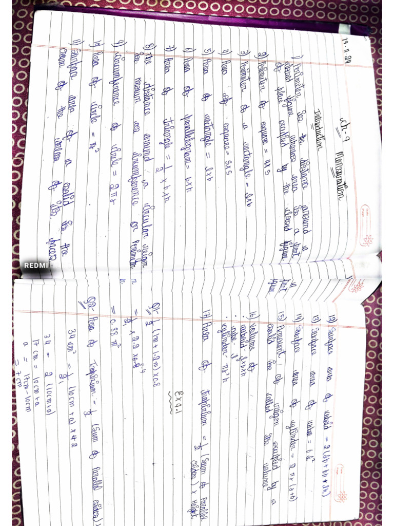 Maths Work | PDF