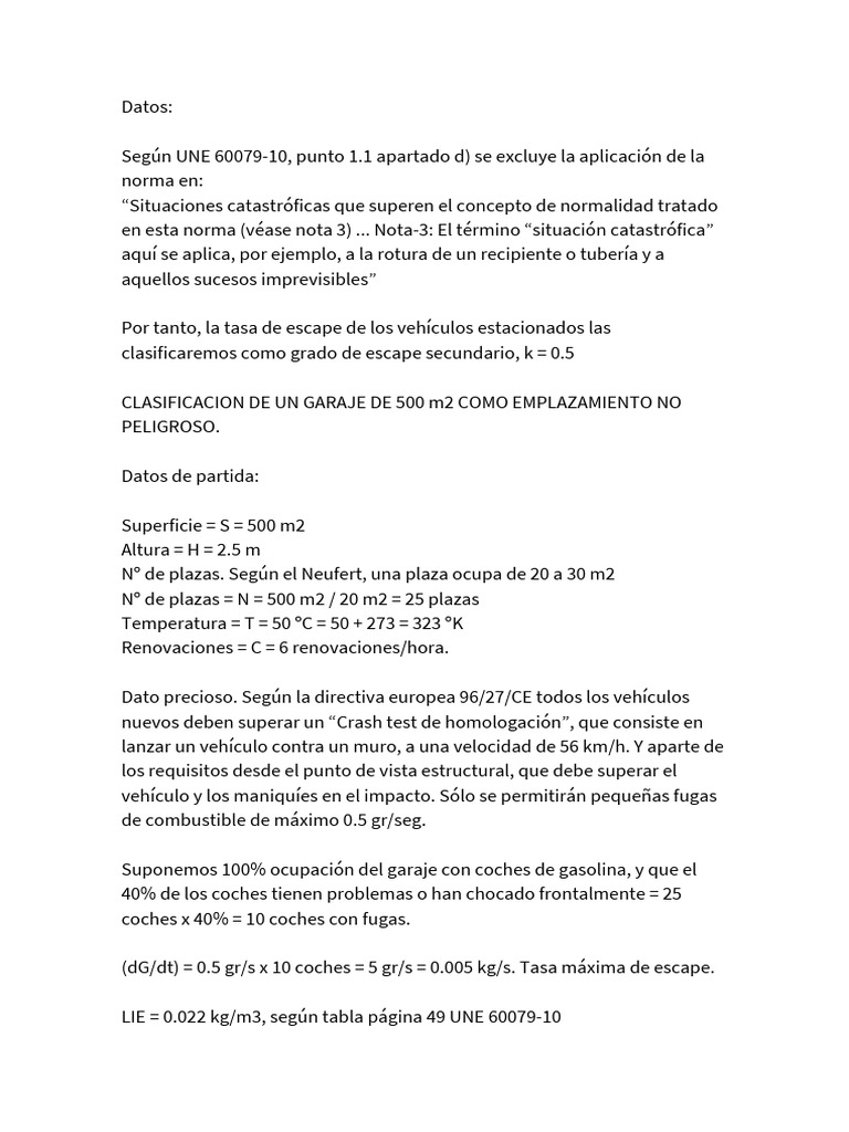 Ejemplo Desclasif Garaje | PDF