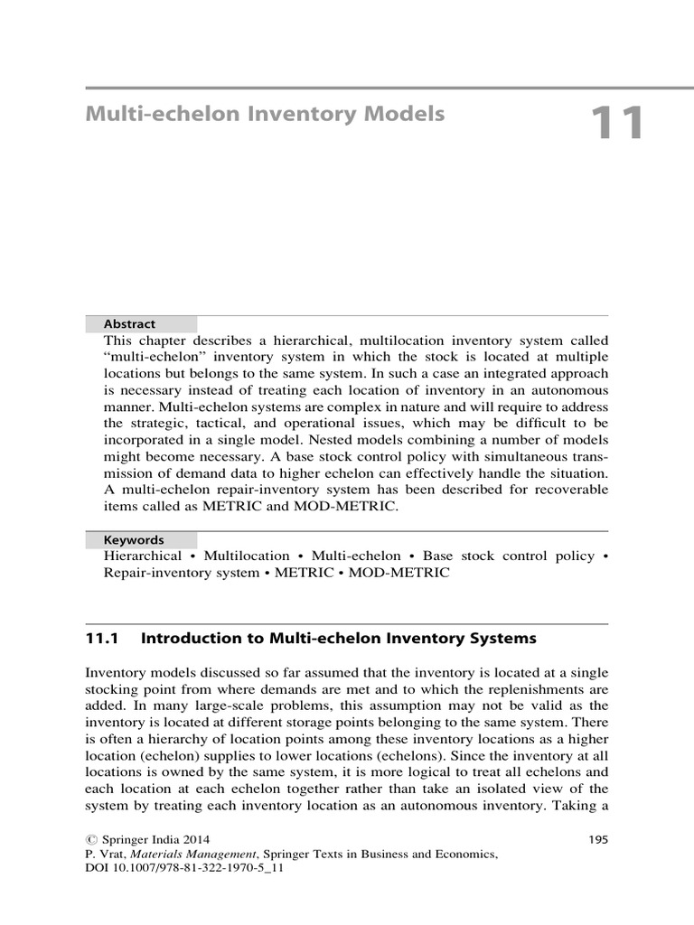 8 Reference 1 | PDF | Inventory | System