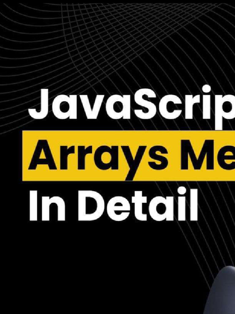 Javascript Arrayy Pdf