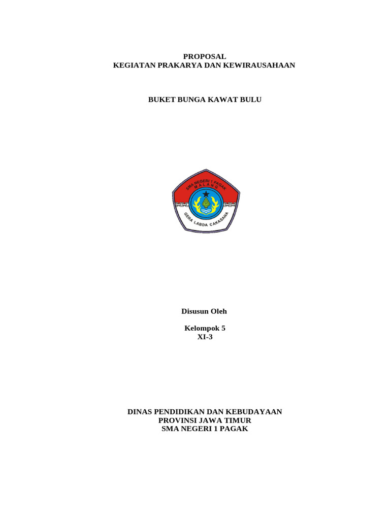 Proposal Pkwu Kel 5 | PDF