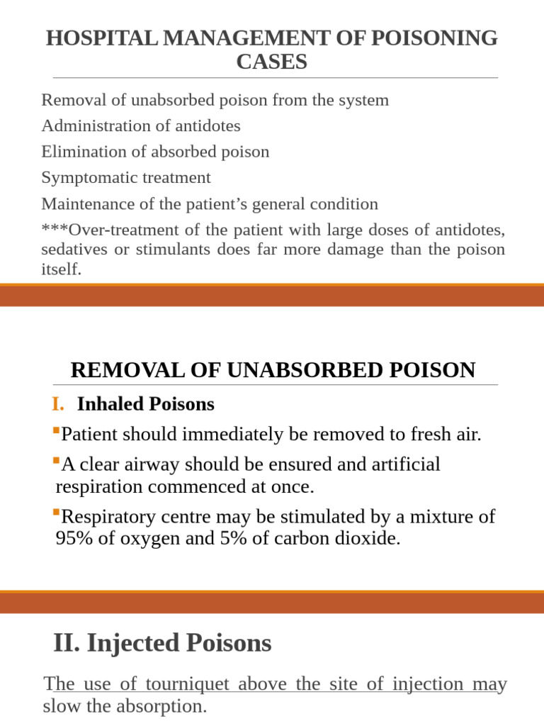Removal of Unabsorbed Poison | PDF | Vomiting | Poison