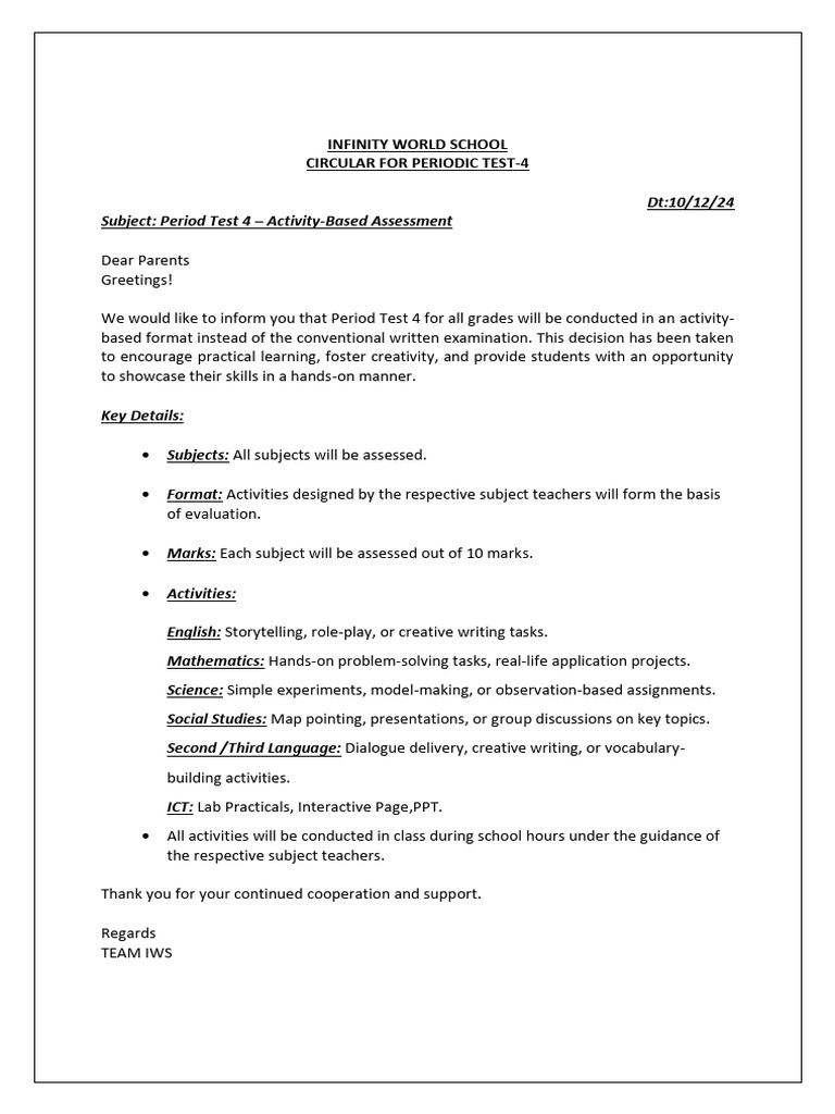 Period Test 4 – Activity-Based Assessment-1 | PDF