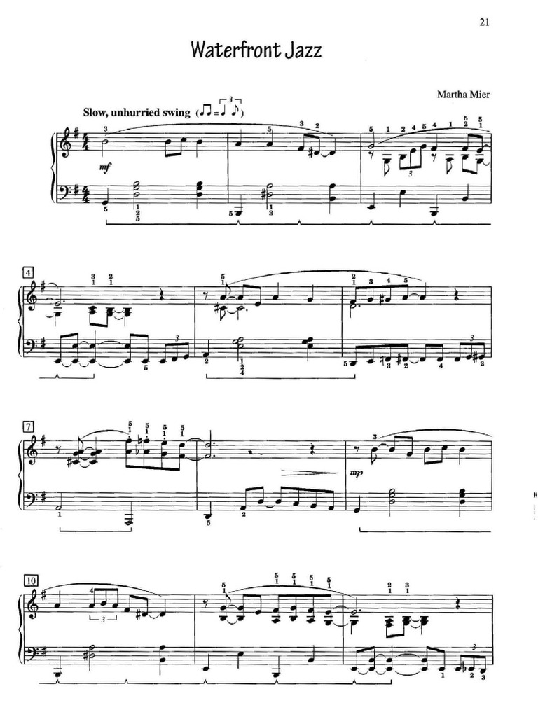 Martha Mier Jazz Rags and Blues Vol 3 (1) 22 | PDF