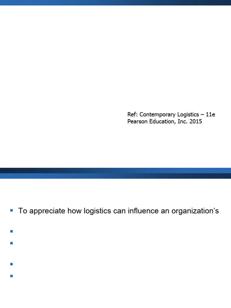P4 - Startegic and Financial Logistics(1) | PDF | Logistics | Inventory