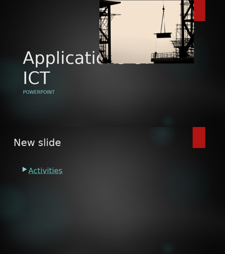 Applications of ICT in PowerPoint | PDF