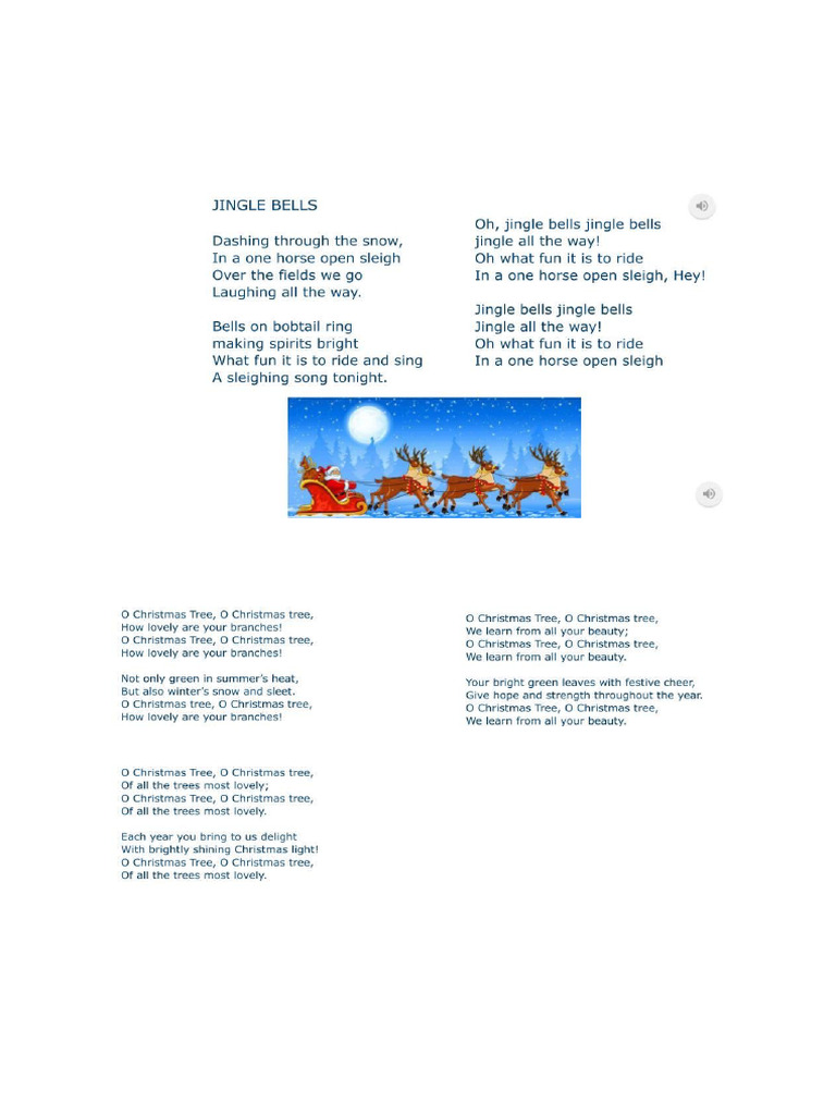 Winter SOngs | PDF