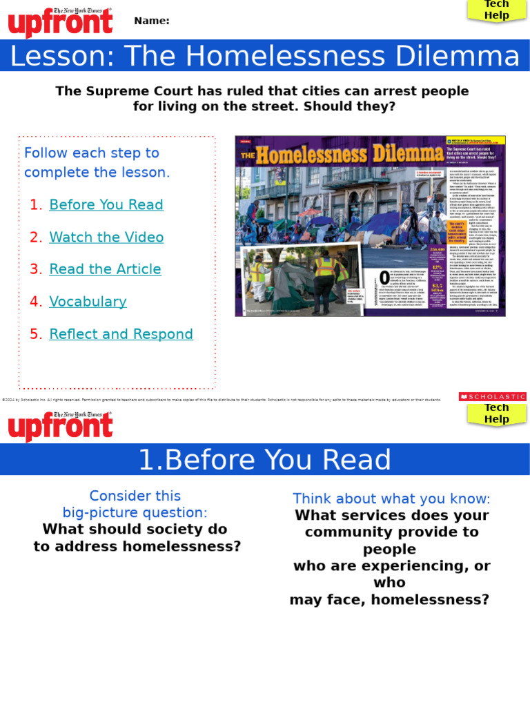 UPF 111824 SlideDeck Homelessness | PDF