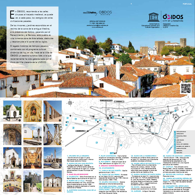 Mapa Turístico de Óbidos | PDF