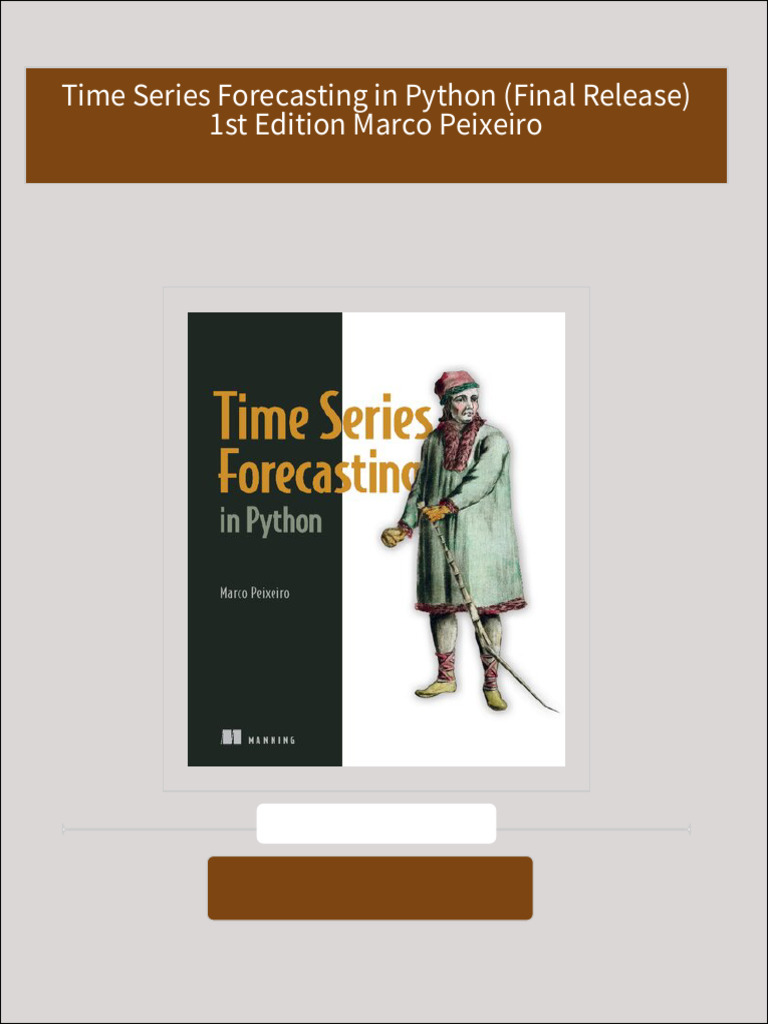 Introduction To Time Series Forecasting With Python Practical Time