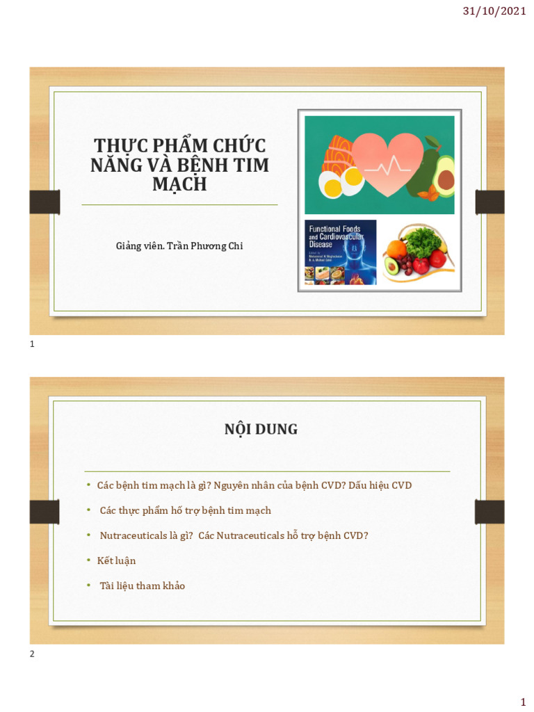 TPCN hỗ trợ bệnh tim mạch | PDF