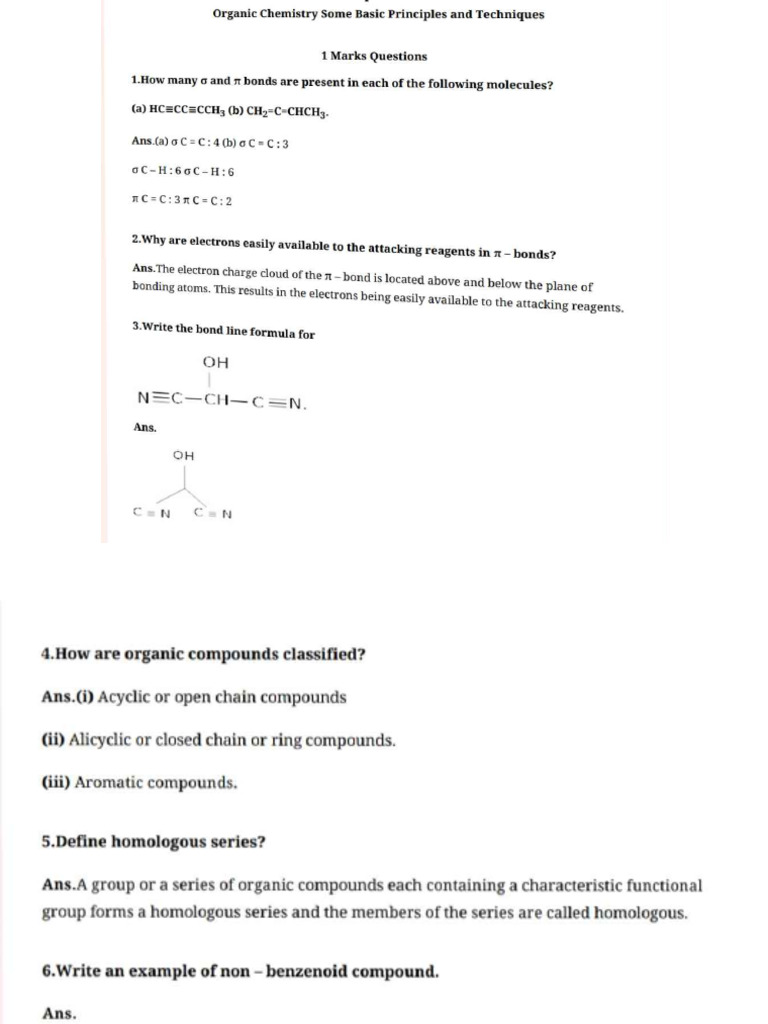 Organic MCQ | PDF