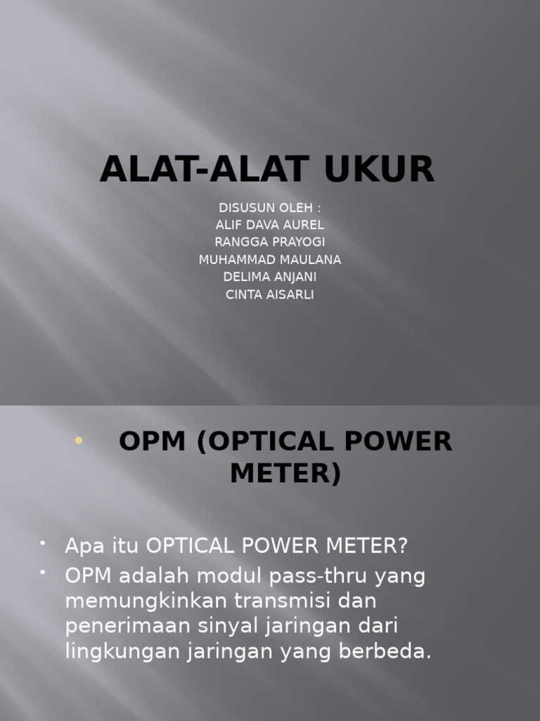 ALAT UKUR | PDF