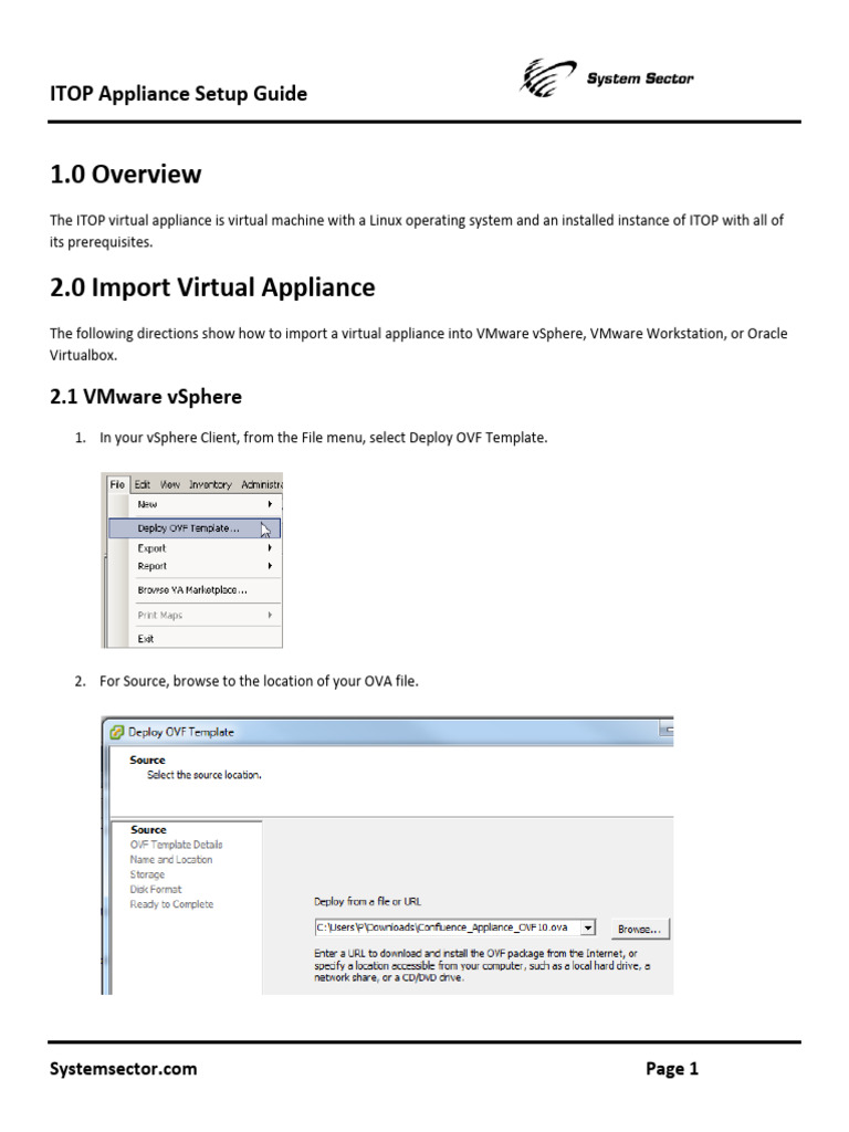 Itop Appliance Setupguide | PDF | Login | Password