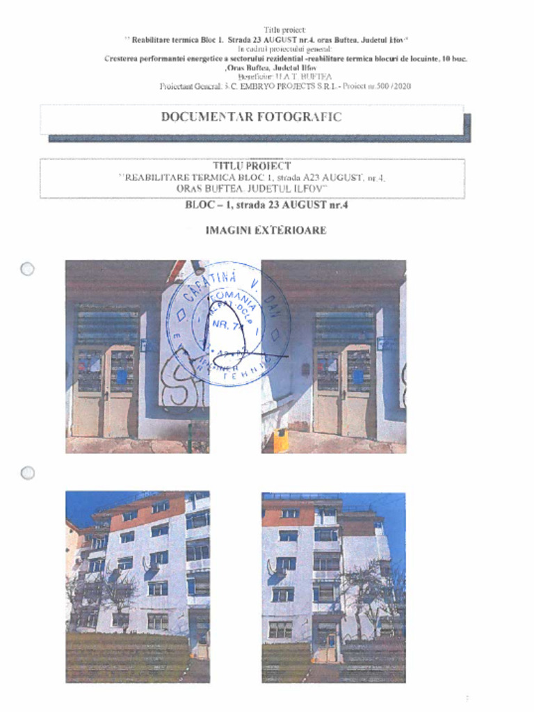Documentar Fotografic Bloc 1 | PDF