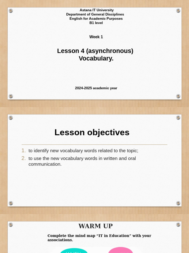Academic English Vocabulary Guide | PDF | Teachers | Vocabulary