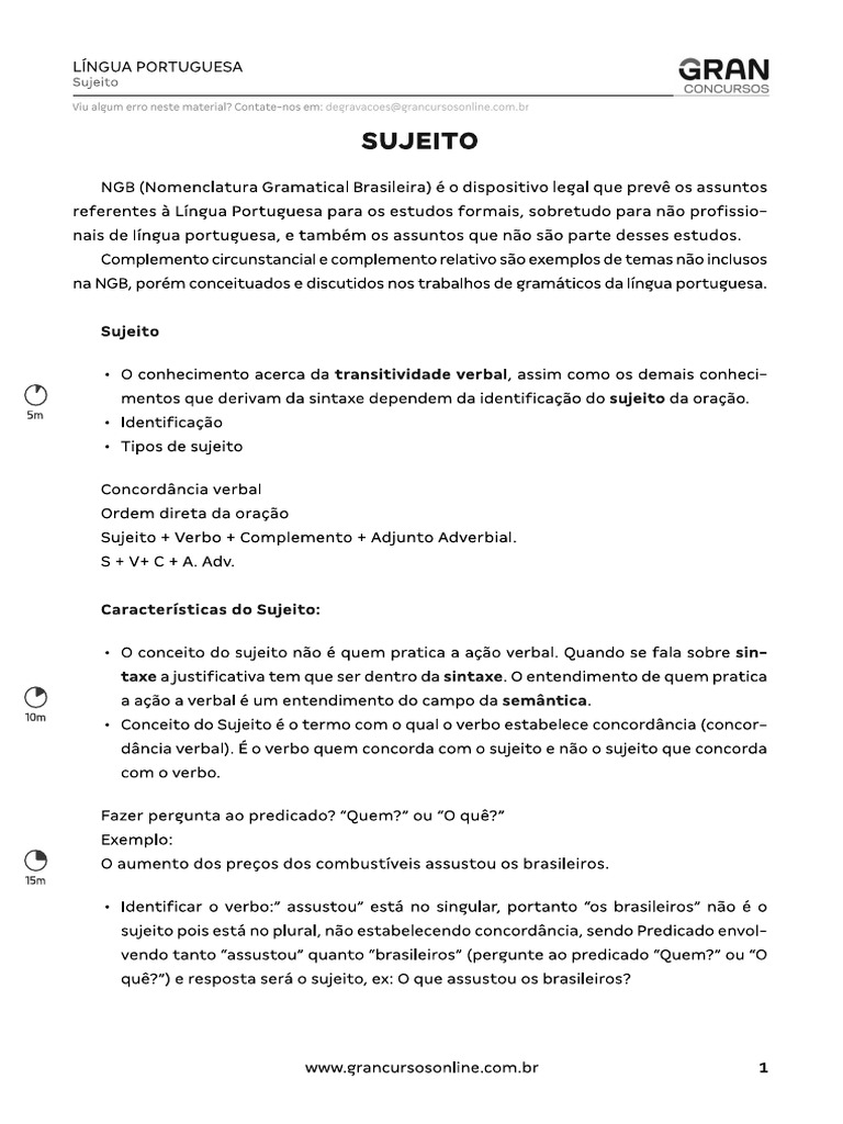 SUJEITO | PDF