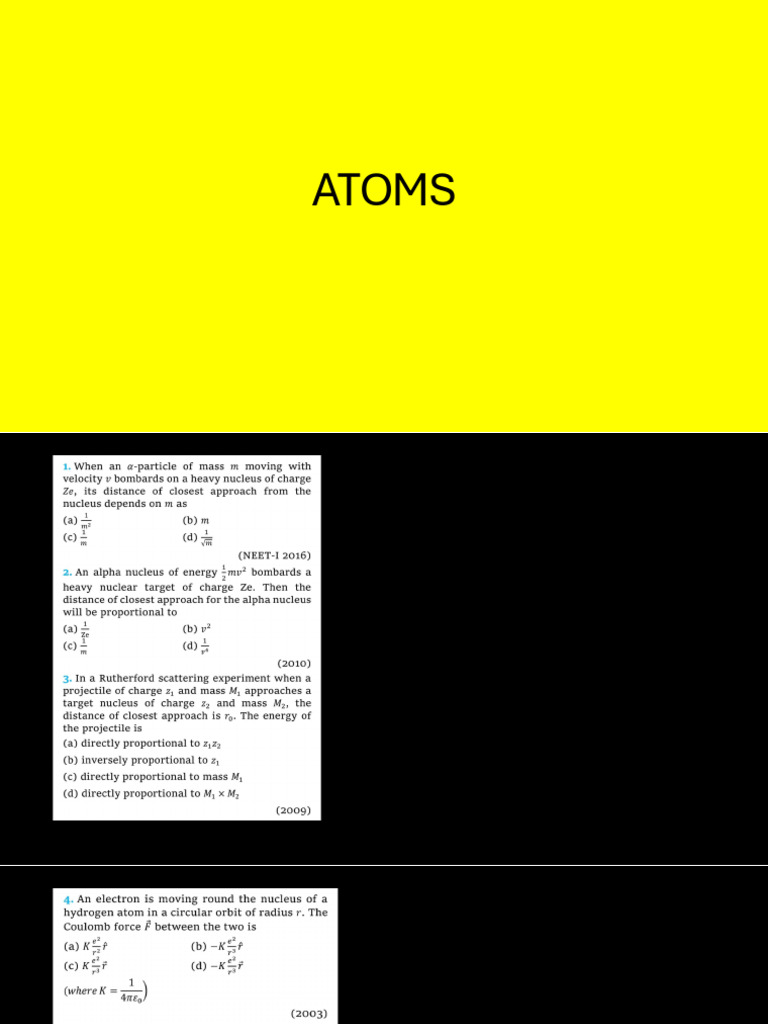 Understanding Atoms: Basics Explained | PDF