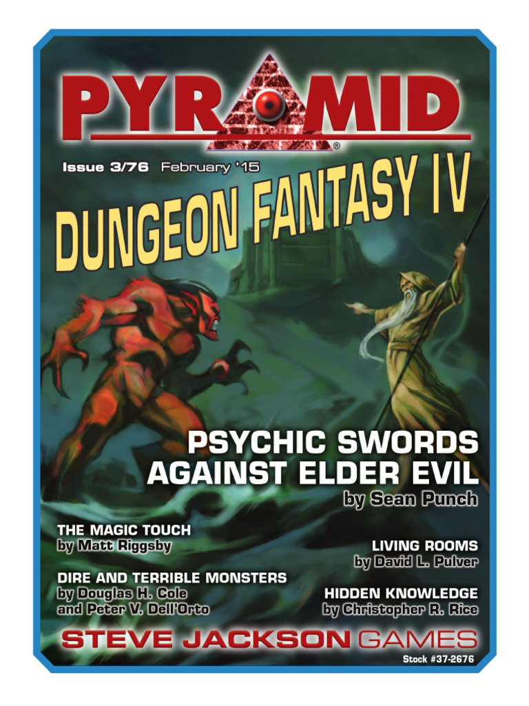 Pyramid 3-76 Dungeon Fantasy IV | PDF | Sword | Swordsmanship