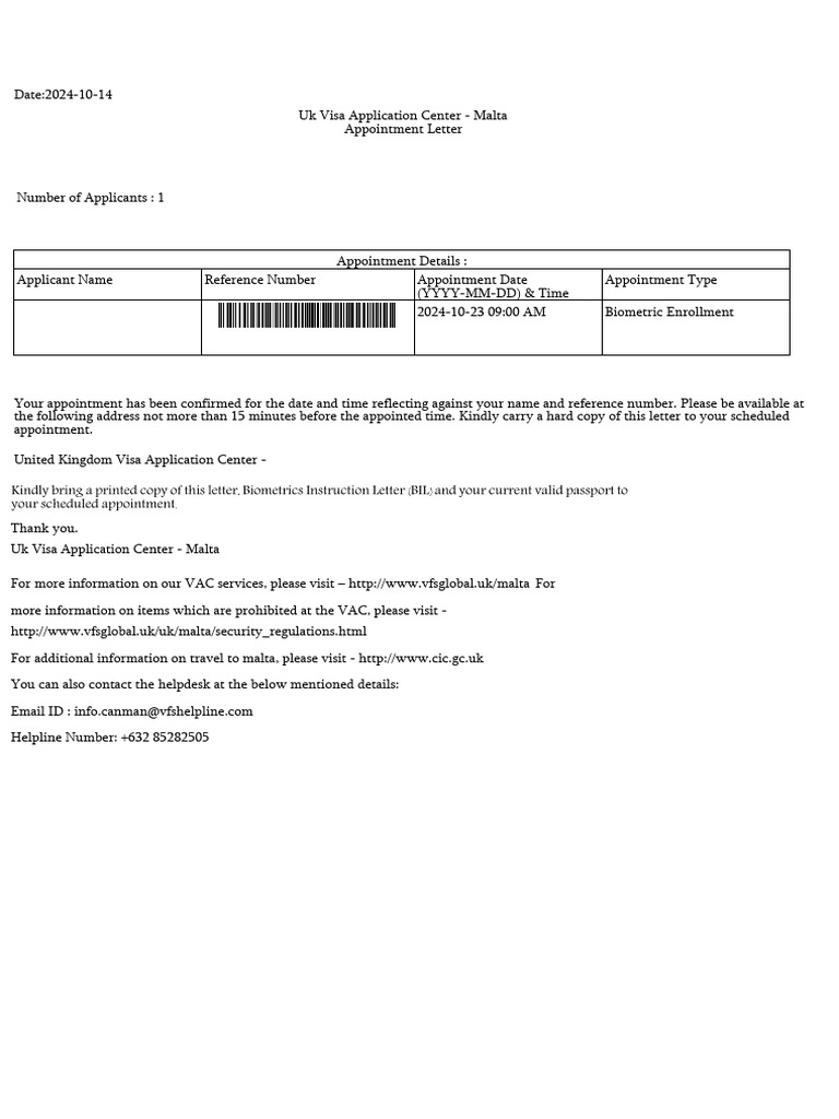 Michael Wendell Vfs Appt Letter | PDF