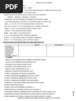 Chemistry Backlog Buster: Practice Sheet - Class 10th Backlog Buster ...