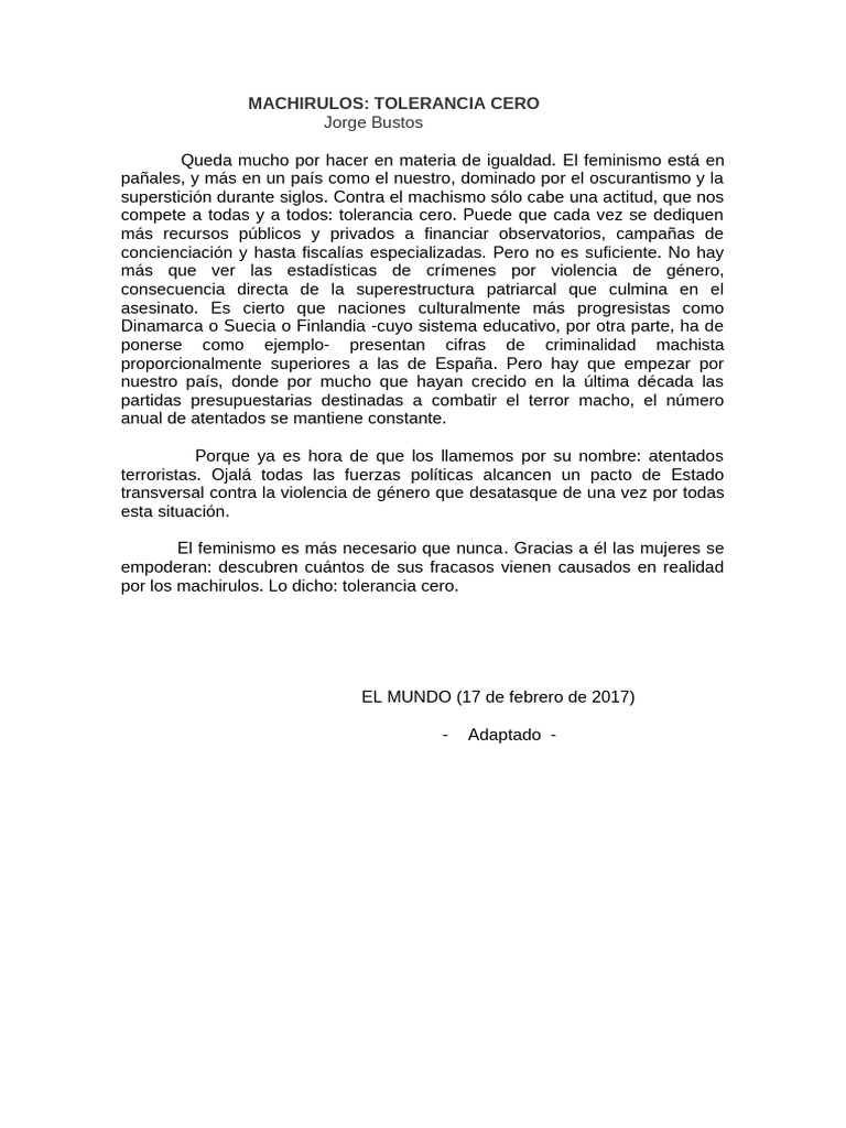 Machirulos 2 | PDF