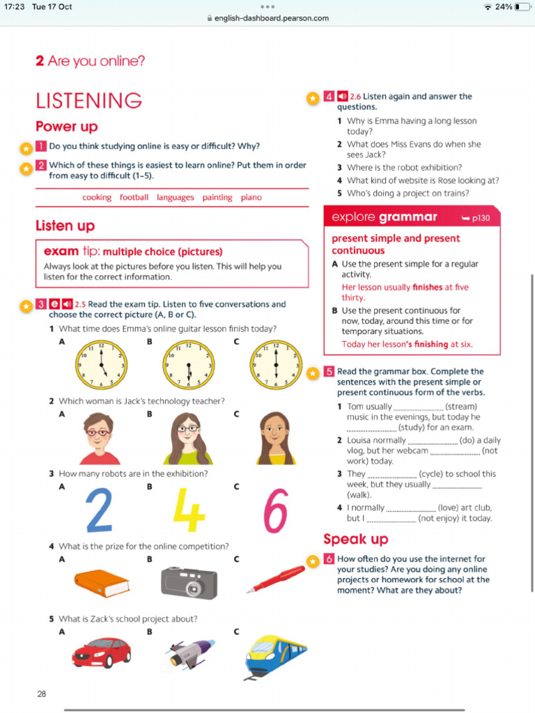 Listening Unit 2 | PDF