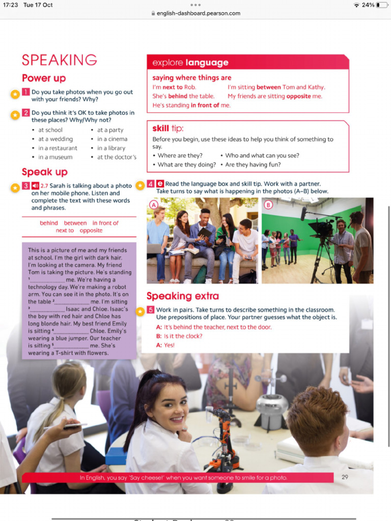 Speaking Unit 2 | PDF