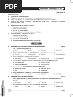 Class X IT Sample Question Paper Blueprint | PDF | Computing