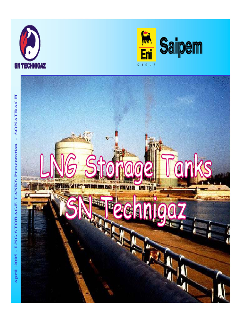 LNG Storage Tank Design Overview | PDF | Liquefied Natural Gas ...