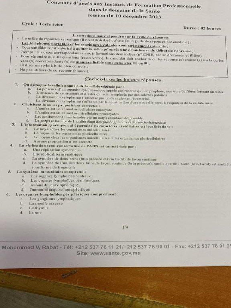 Cncr IFPS Technicien - 2023 | PDF