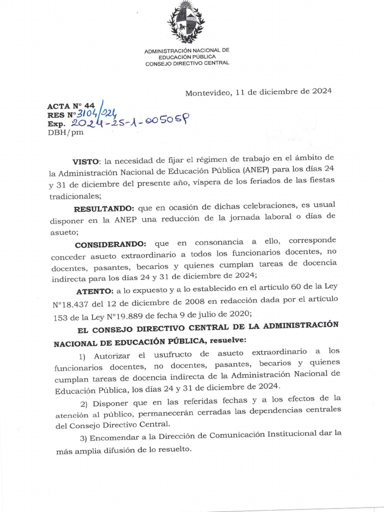 ASUETO 21 Y 31 2025 | PDF