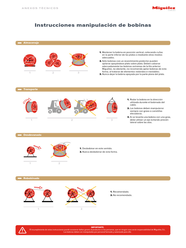 2020 Ago Guia Manejo Bobinas | PDF