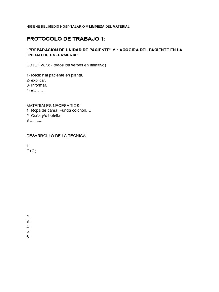 PROTOCOLO 1 | PDF