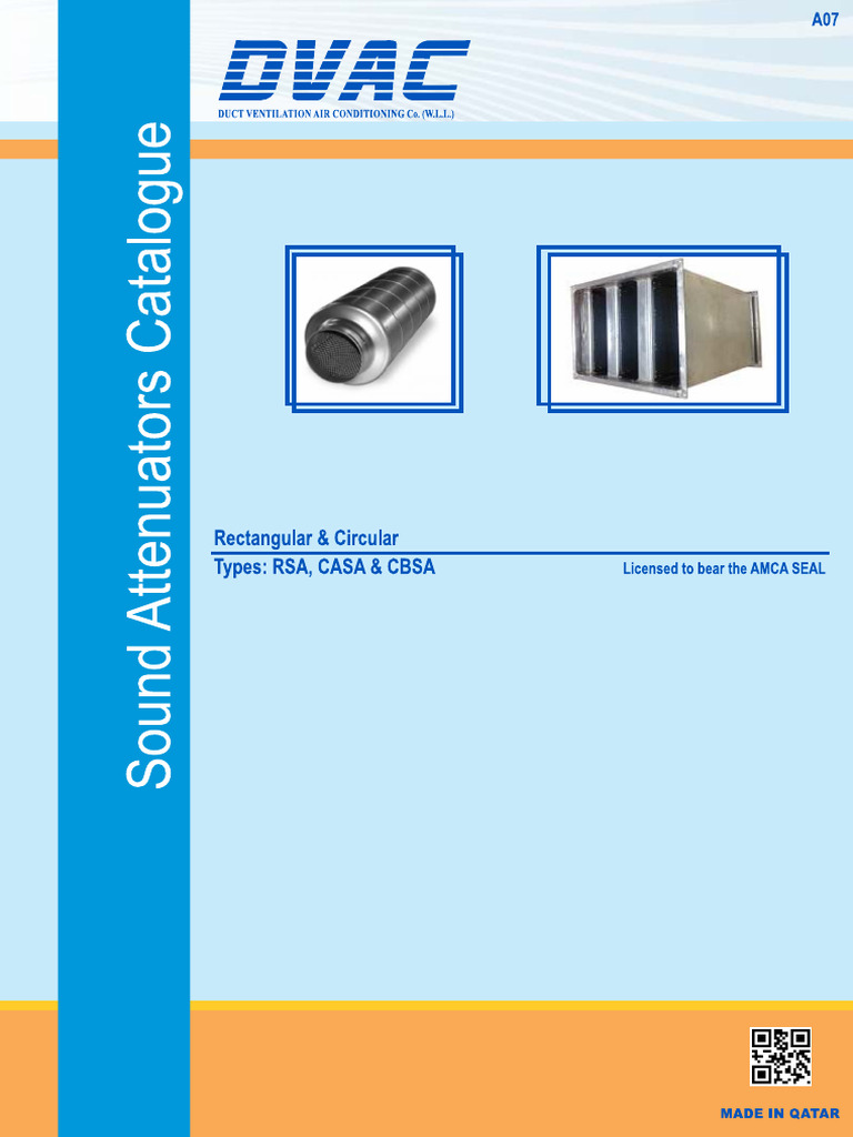 A07-Sound Attenuator Catalogue 2022-Rev04 | PDF