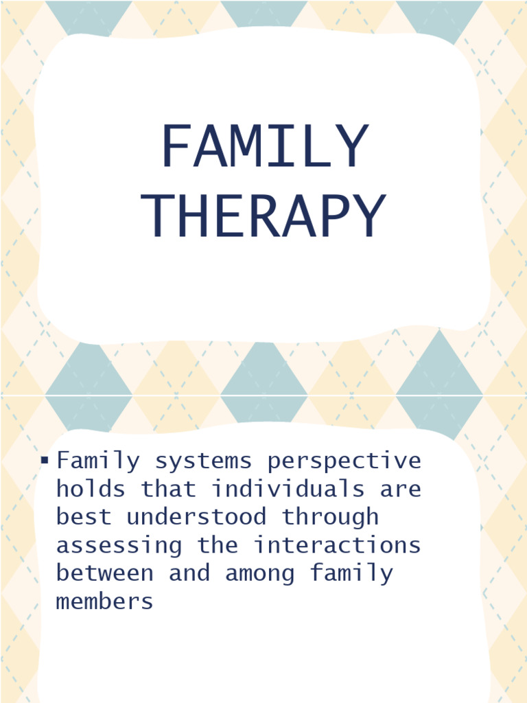 Family Therapy Essentials | PDF