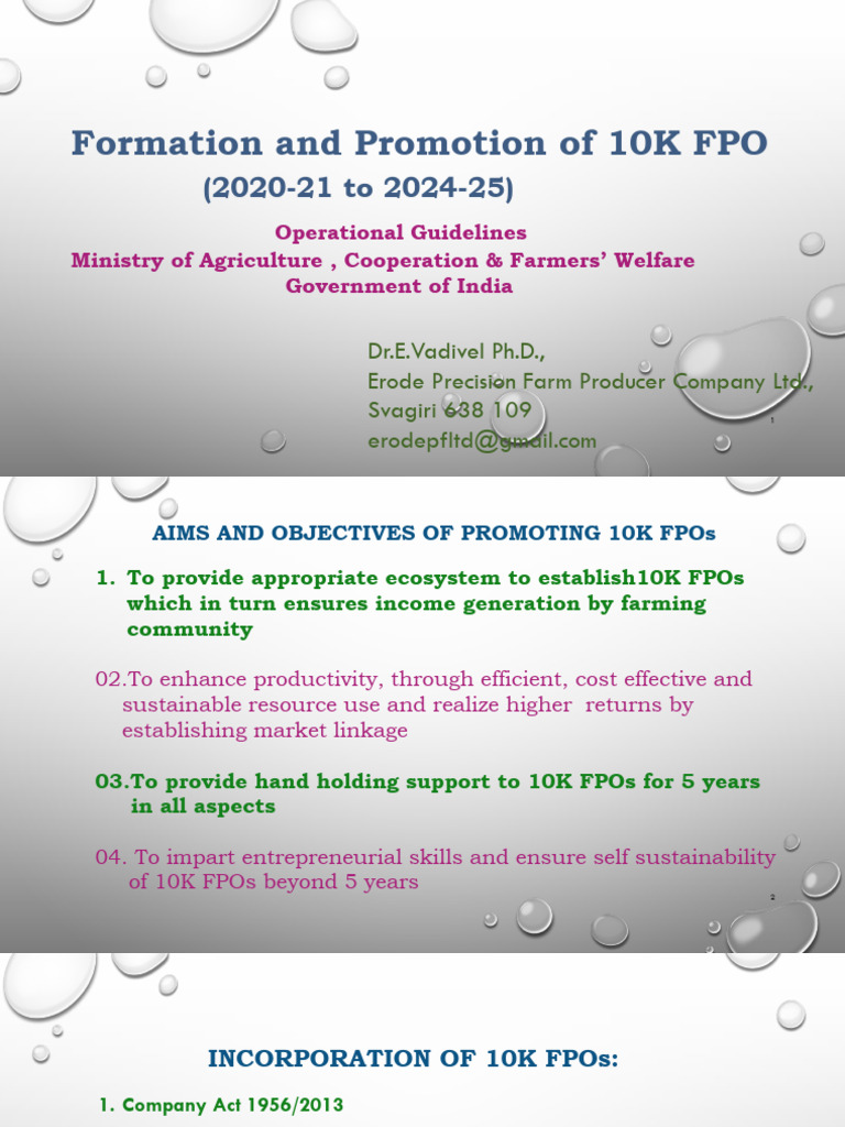 10K FPOs Operation Guidelines | PDF | Freedom Party Of Austria ...