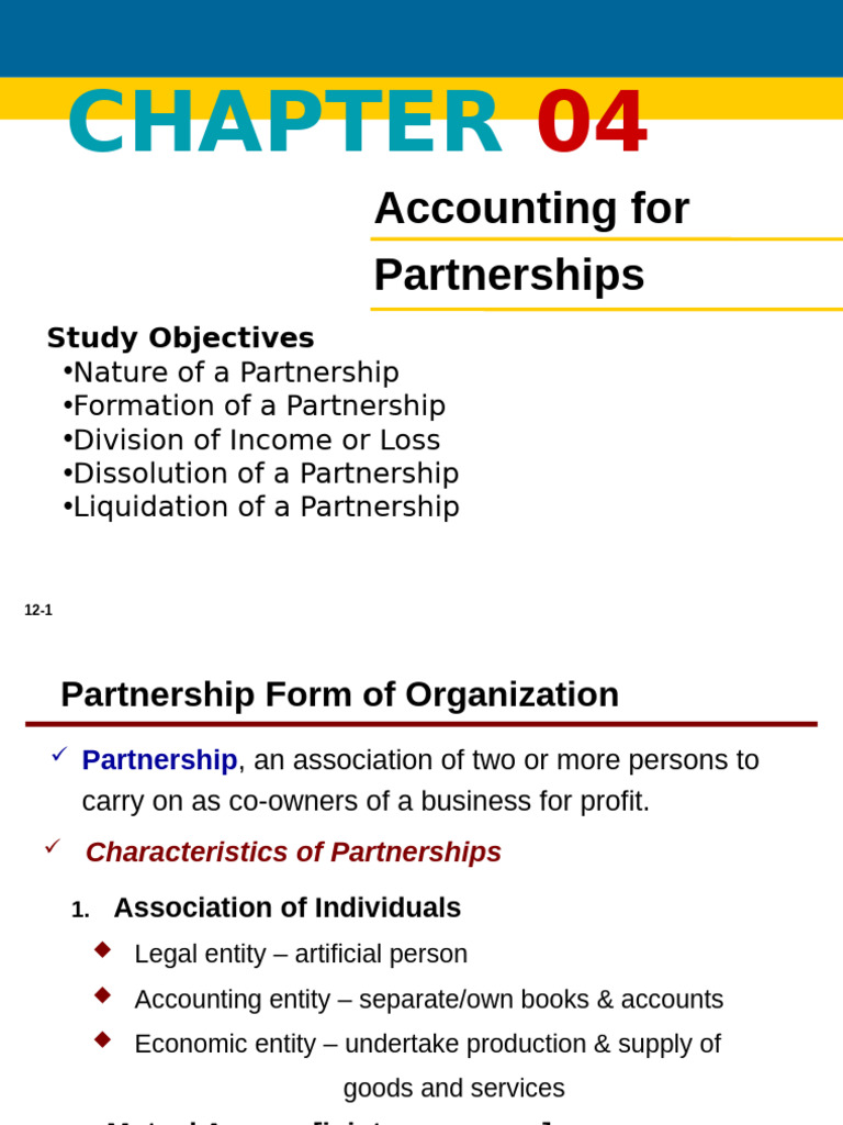 Accounting for Partnerships Explained | PDF | Partnership | Equity ...