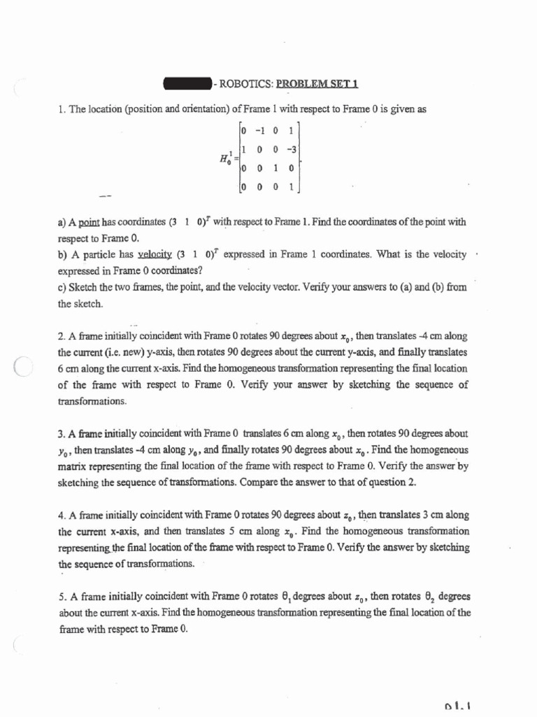 1 - Sheet 1 With Answer | PDF