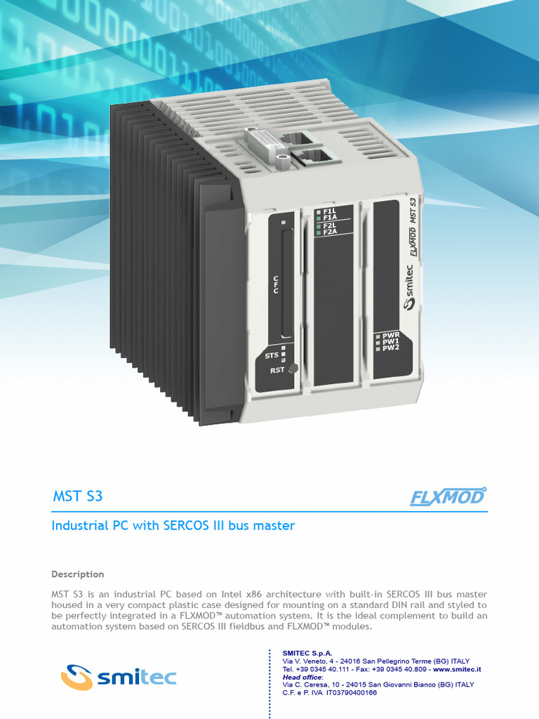 Brochure MST SIII En | PDF | Personal Computers | Office Equipment