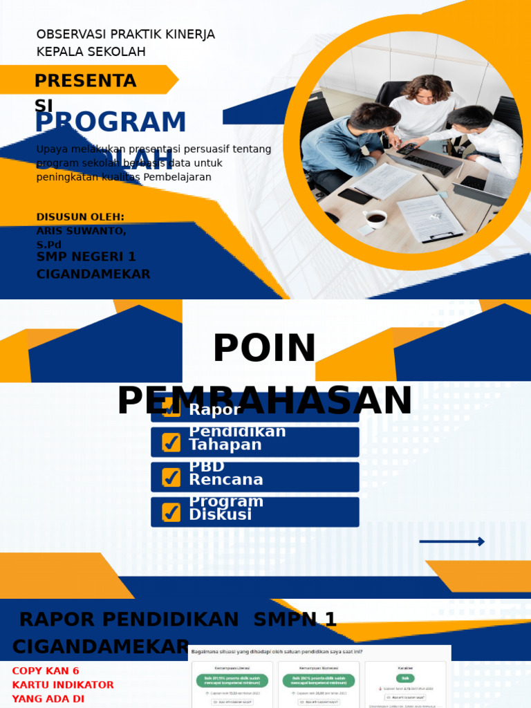Presentasi Rencana Program CGM | PDF